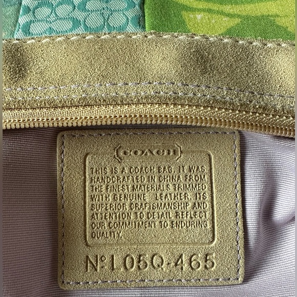 Coach | Bags | Coach Vintage Pastel Patchwork Crossbodyno L5q465 | Poshmark